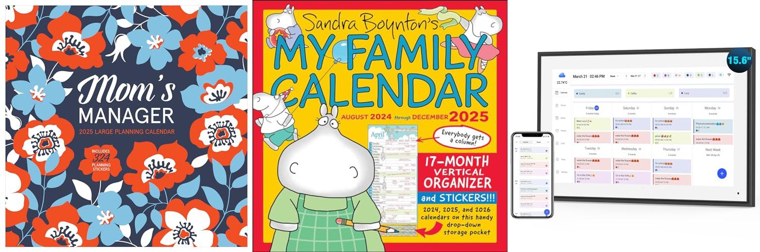 Top 5 Mom Calendars: Reviews & Guide to Family Organization