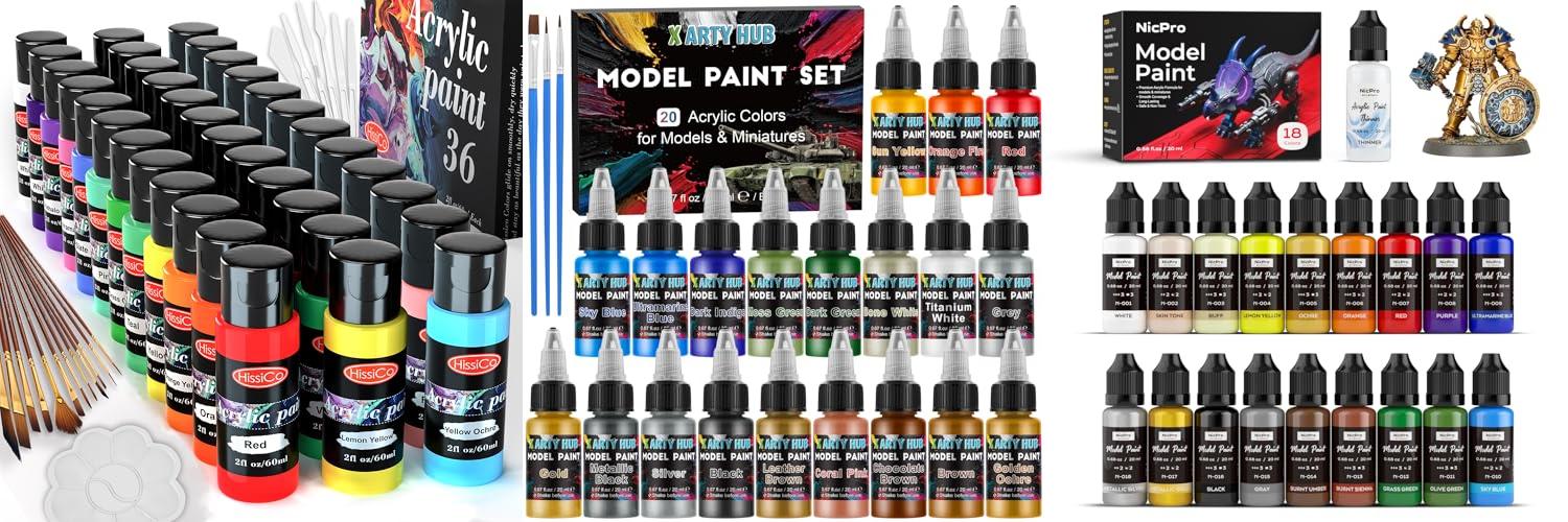 Top 5 Model Paints: Your Essential Buying Guide