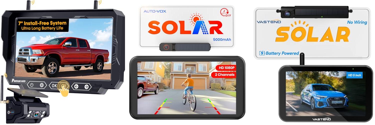 Best Solar Wireless Backup Camera - Top 5 Picks & Review